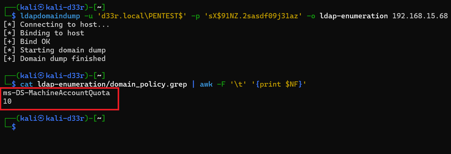 Exploiting the Active Directory Machine Account Quota (MAQ): RBCD, Privilege Escalation, and ...