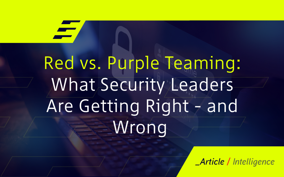 Red vs. Purple Teaming: What Security Leaders Are Getting Right - and ...