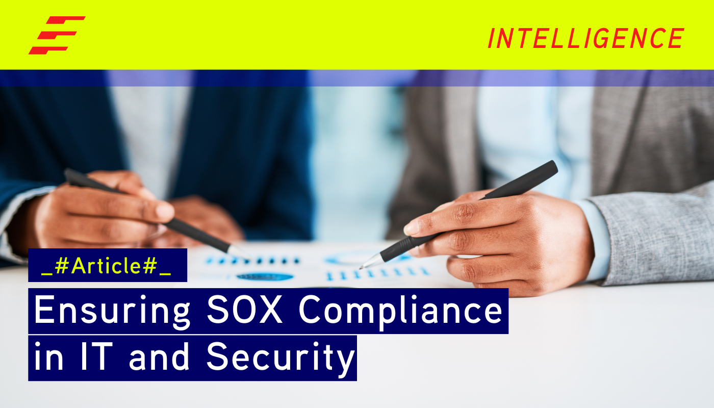 Ensuring SOX Compliance in IT and Security // Echelon Risk + Cyber